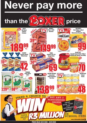 Boxer Mitchell's Plain - 14 Symphony Walk | Trading Hours & Specials ...